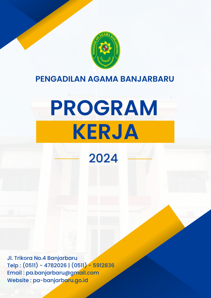 Program Kerja - Pengadilan Agama Banjarbaru